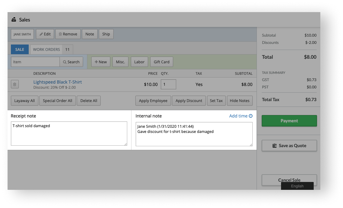 Refunding and exchanging – Lightspeed Retail (R-Series)